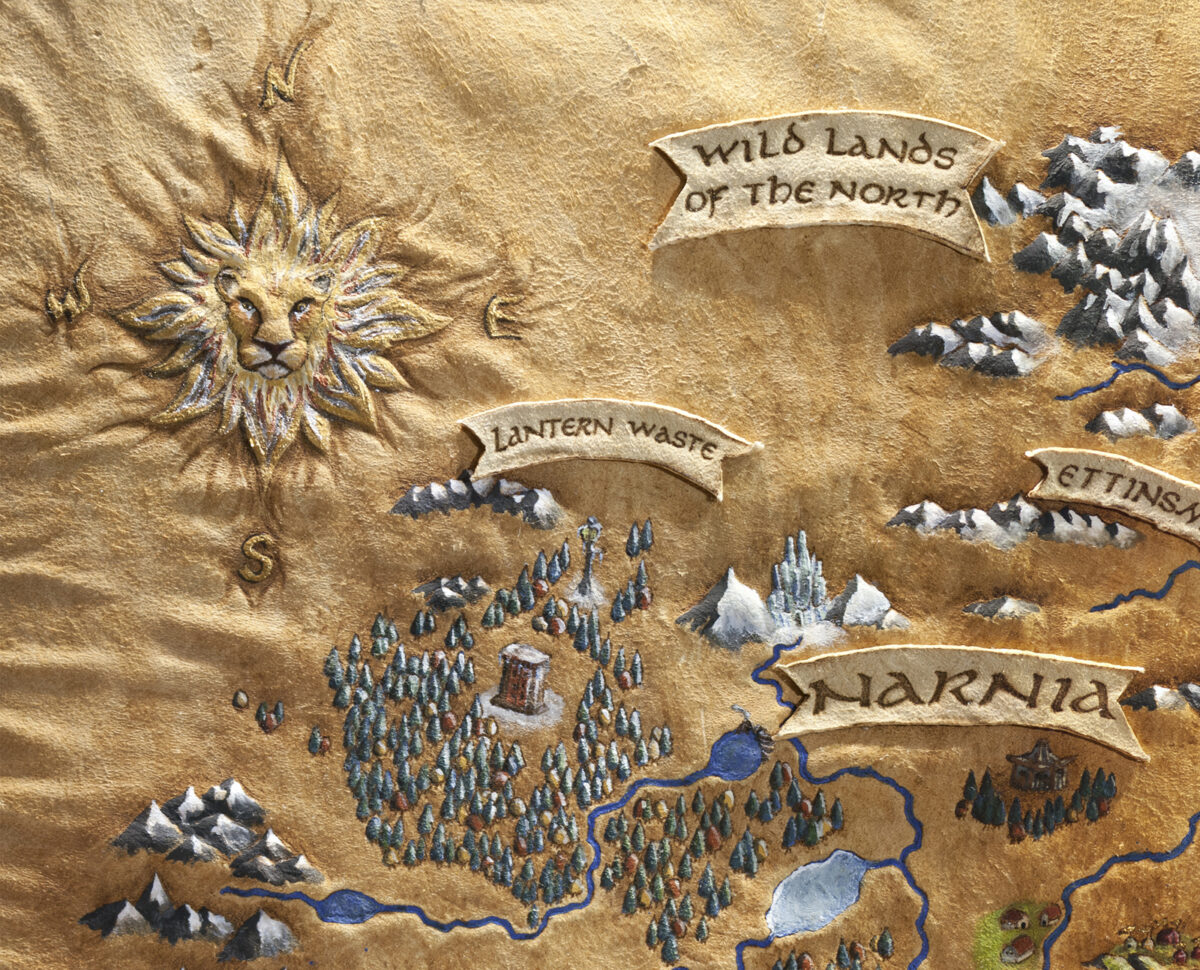 Chronicles of Narnia Map Reproduction - Cave Geek Art