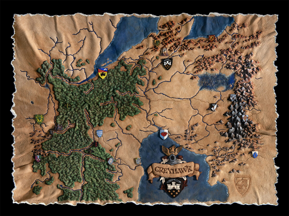 D&D Greyhawk City Map Reproduction - Cave Geek Art