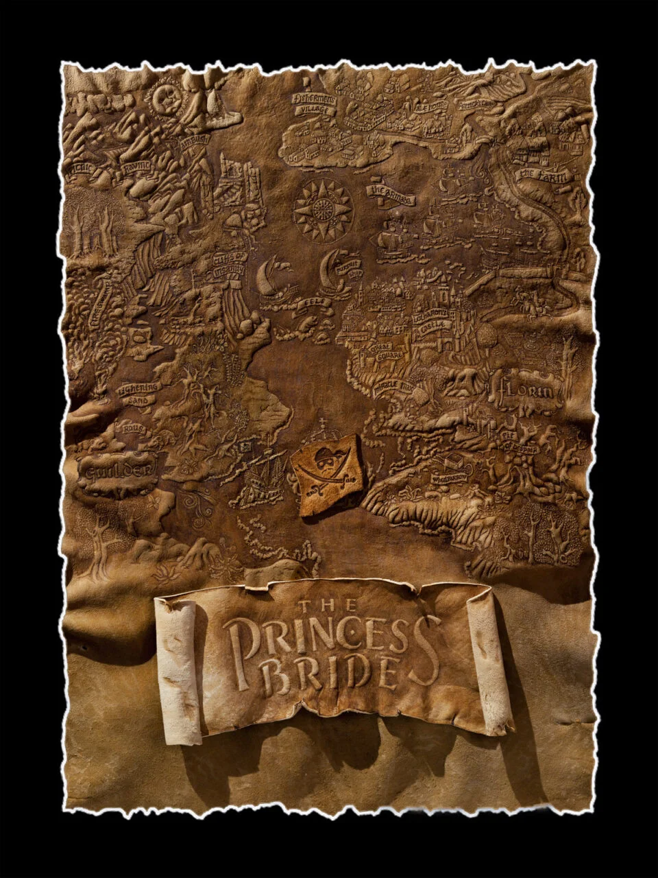 Princess Bride Map Reproduction - Cave Geek Art