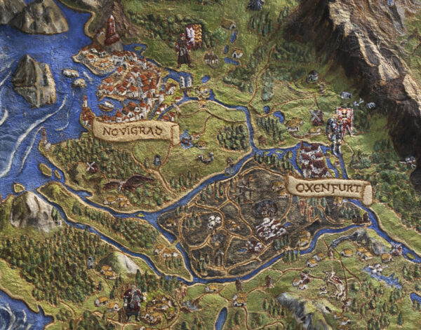The Witcher 3 World Map Reproduction - Cave Geek Art