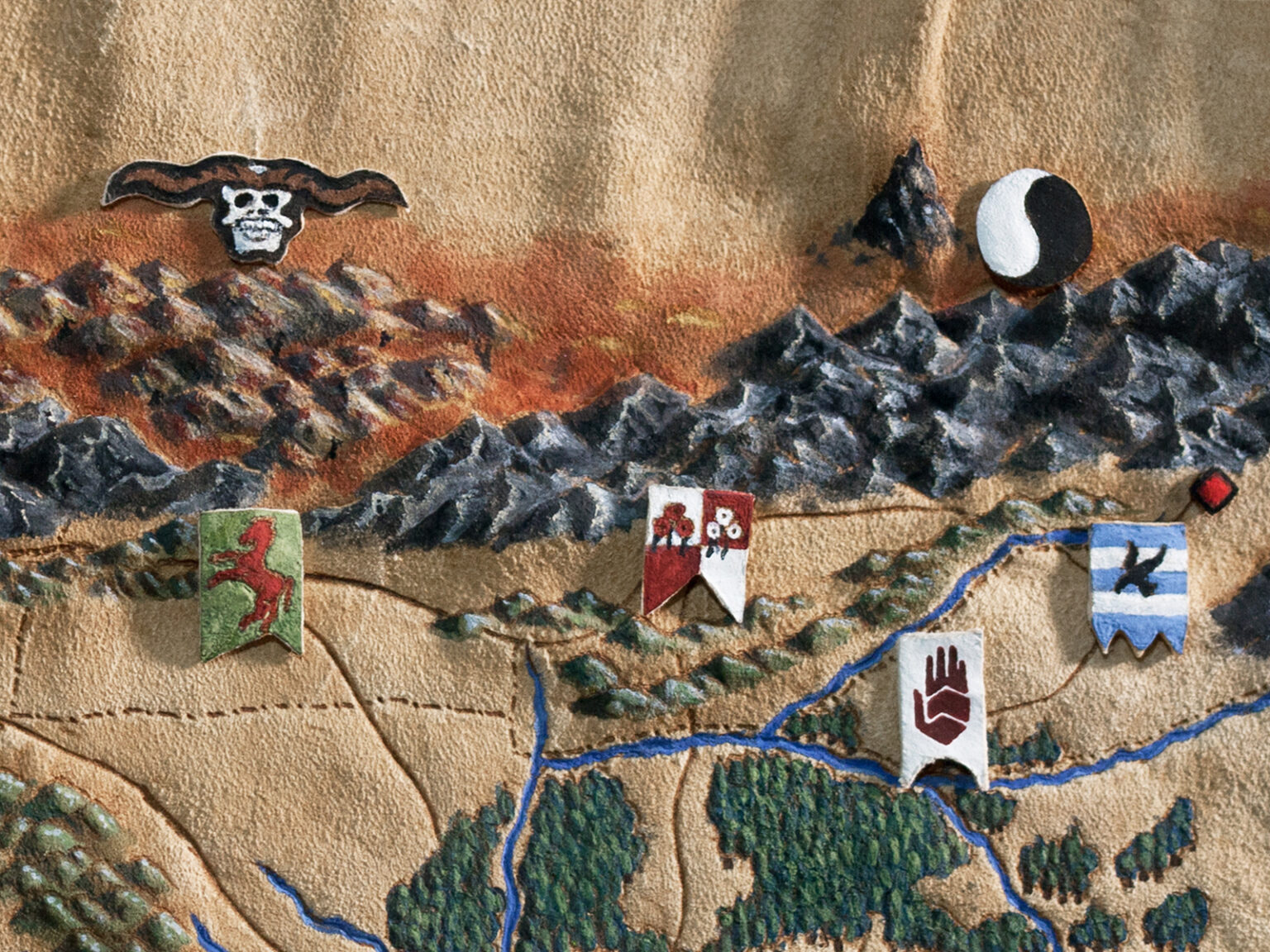 Wheel of Time World Map Reproduction - Cave Geek Art