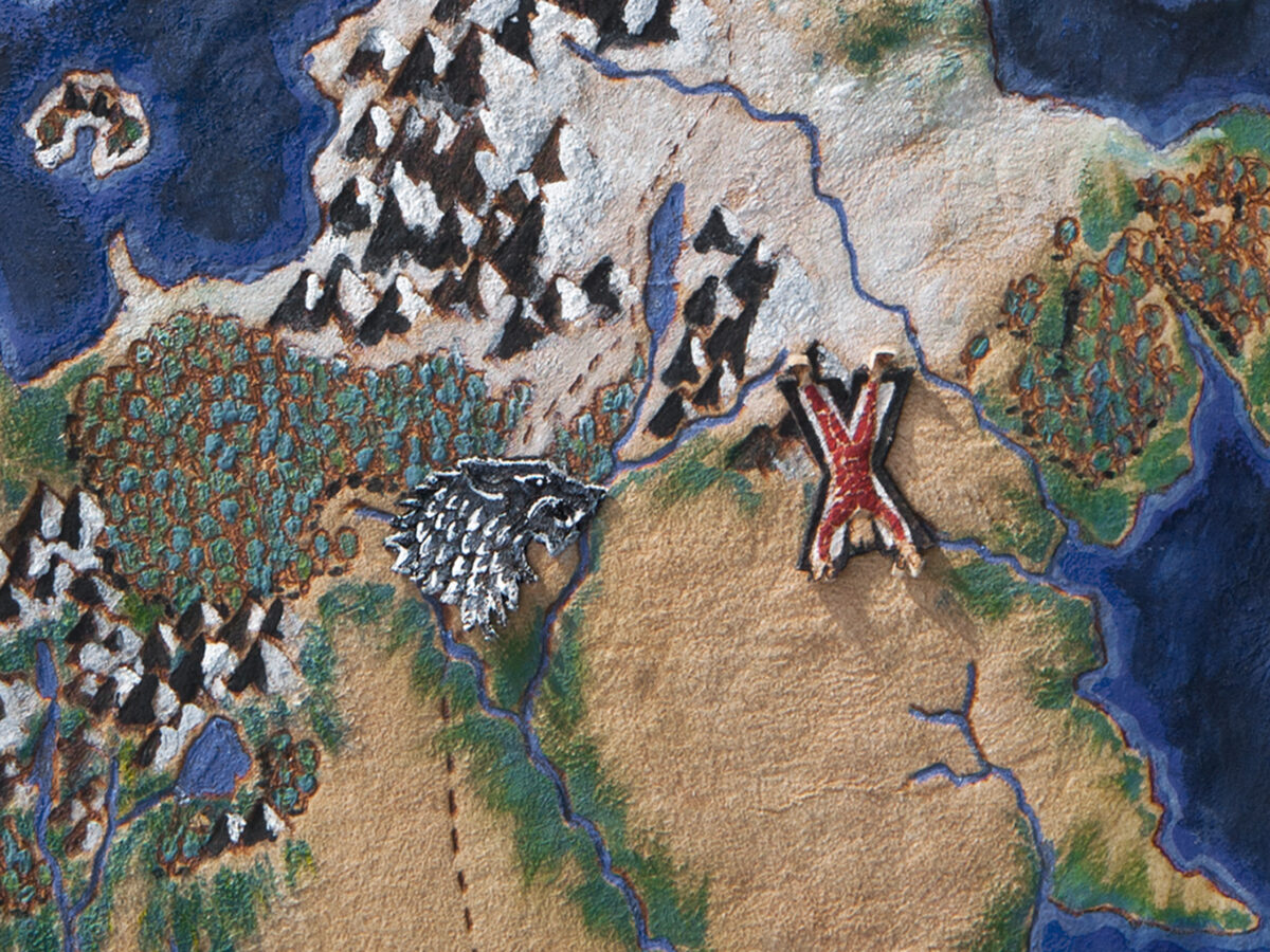 Game of Thrones - Westeros Map Reproduction - Cave Geek Art